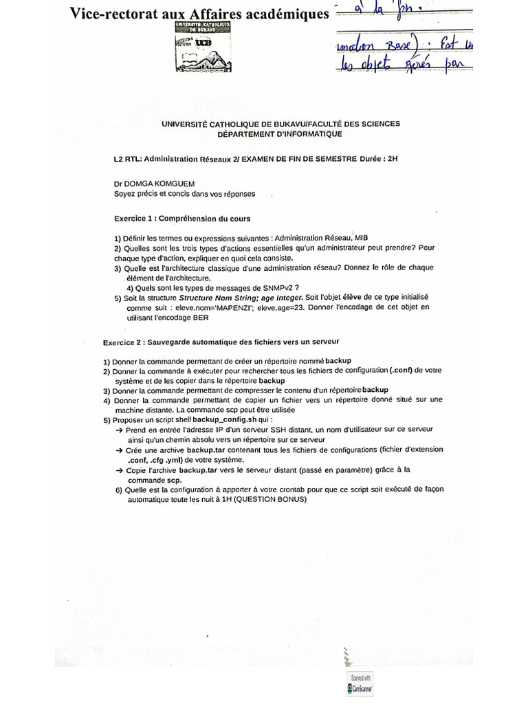 Copies Scannées ASR L2 RTL S2 | PDF