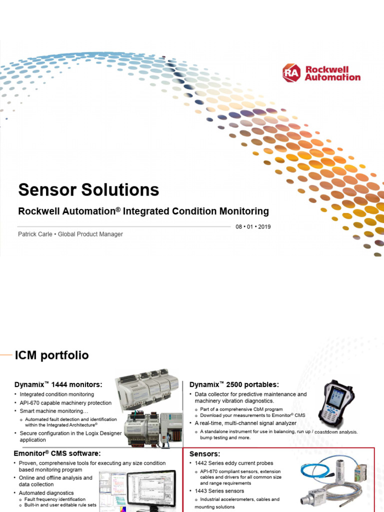 Sensor Solutions Integrated Condition Monitoring Presentation | PDF ...