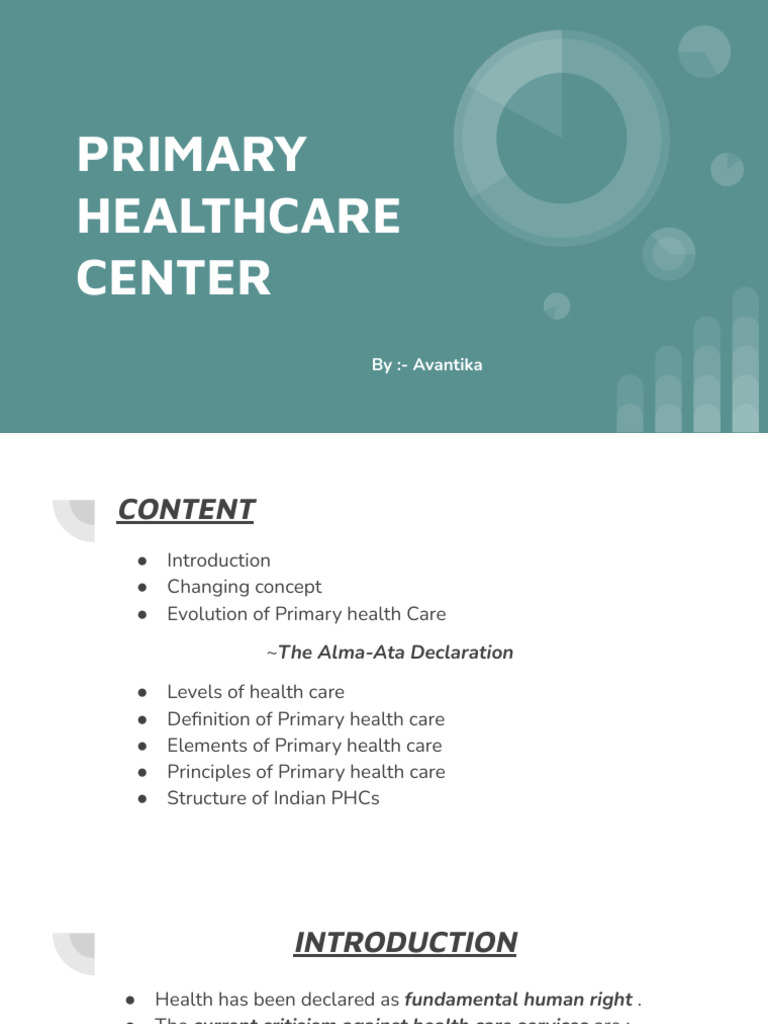 Primary Healthcare Center | PDF | Health Care | Social Programs