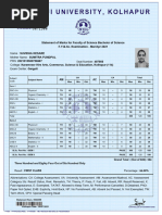 BA Final Year Marksheet Sample | PDF