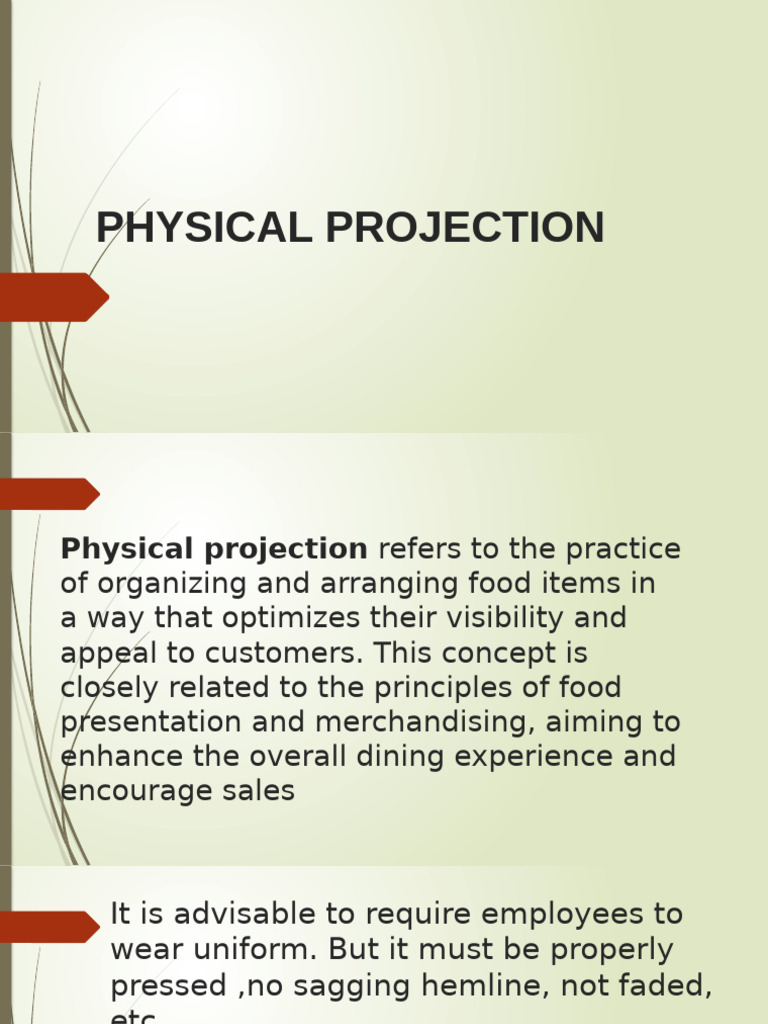 PHYSICAL PROJECTION Report | PDF
