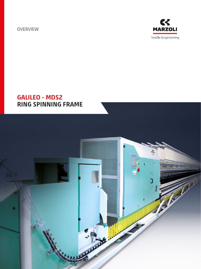 Mds2 Ring Spinning Frame 2023 | PDF | Spinning (Textiles) | Yarn