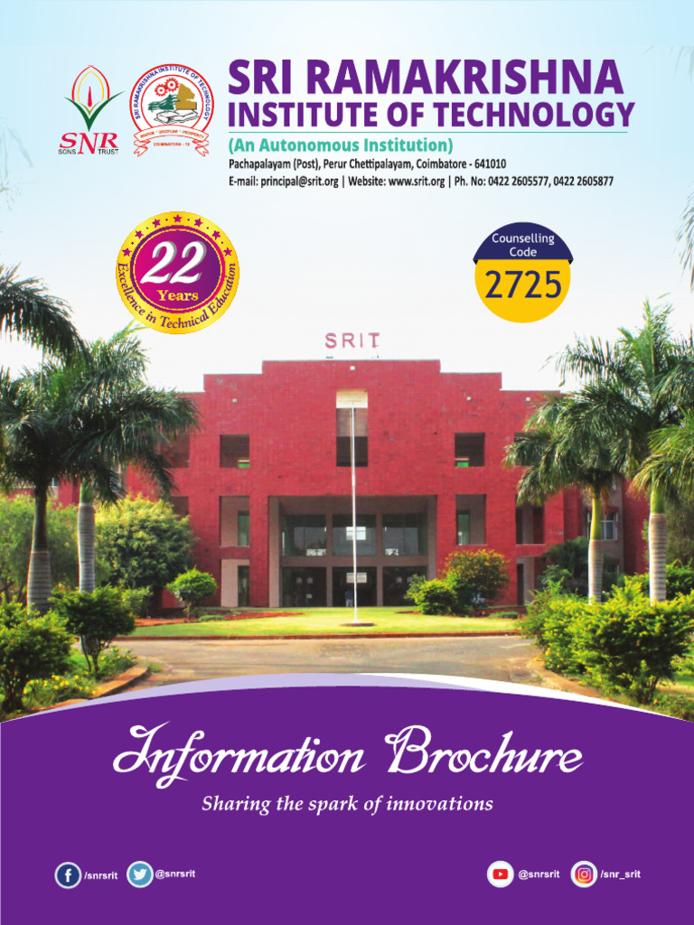 Ramakrishna Srit Brochure 24 25 | PDF