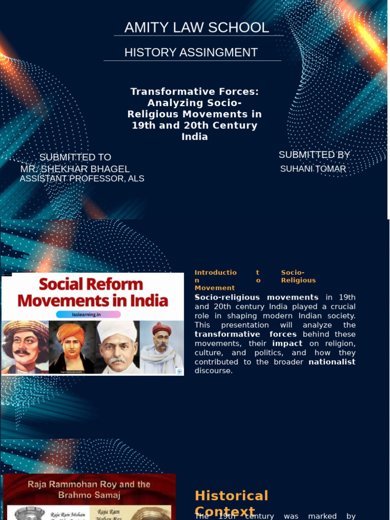 SOCIO RELIGIOUS MOVEMENTS IN 19th AND 20th CENTURY (1) | PDF | Swami ...