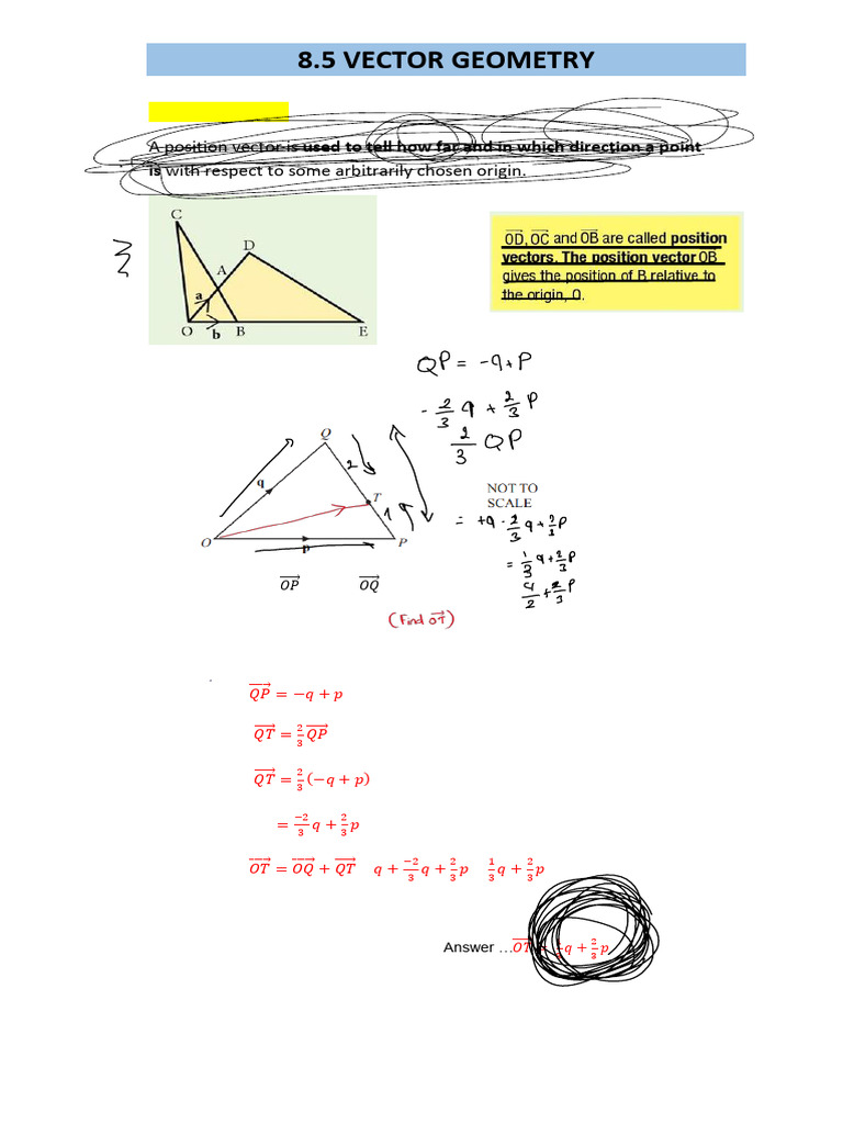 8.5 Vector Geometry | PDF | Differential Geometry | Classical Geometry