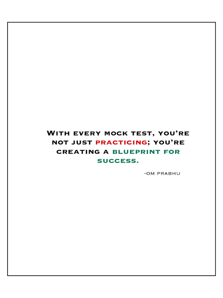 Success Test No 2 | PDF