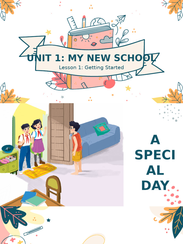 Unit 1 My New School Lesson 1 Getting Started | PDF