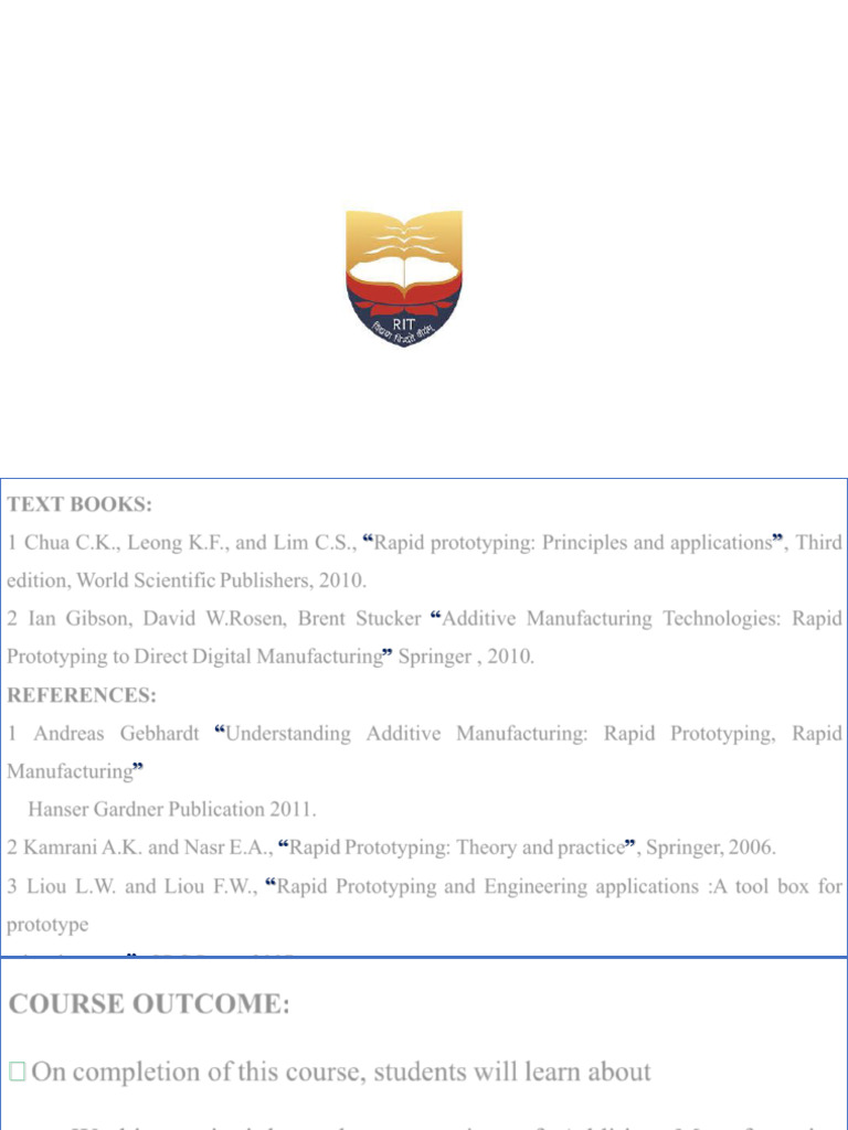 AM Process Chain- Classification –Rapid Prototyping- Rapid Tooling ... AM Process Chain- Classification –Rapid Prototyping- Rapid Tooling ...