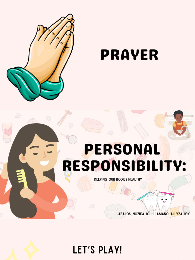 PERSONAL-RESPONSIBILITY | PDF | Hygiene | Medical Specialties