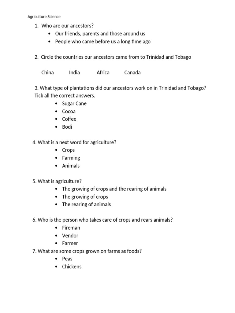 Agri Science Term 1 Final | PDF | Agriculture | Pet