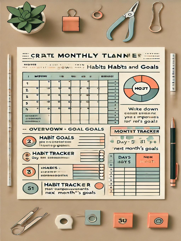 Planner Visual Habitos Metas | PDF
