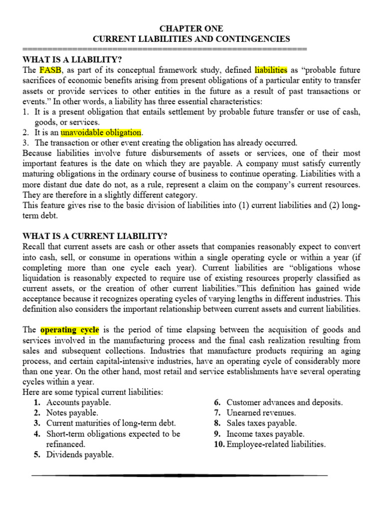 IFA II Chapter 1 | PDF | Accrual | Debits And Credits