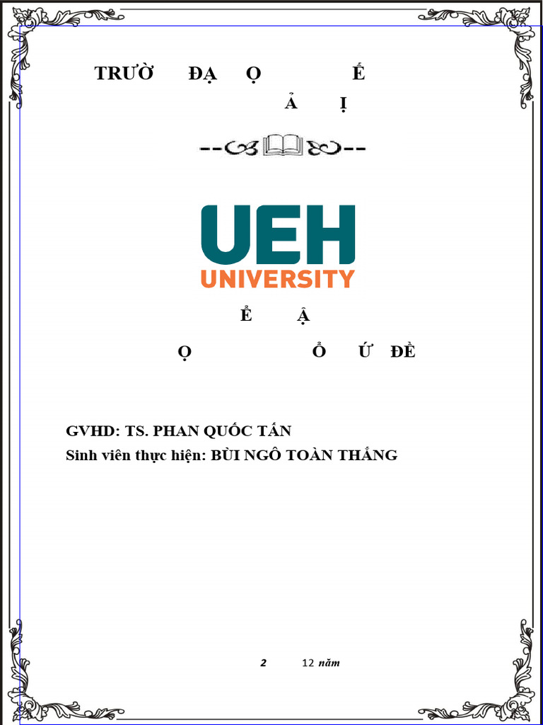 Bùi Ngô Toàn Thắng -Lớp Ad4.k49- Bài Thi Hvtc | PDF