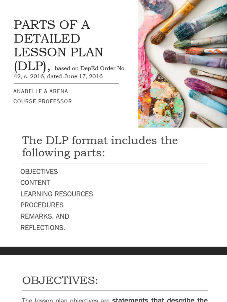 Lesson Plan Guide for Teachers | PDF | Lesson Plan | Teachers