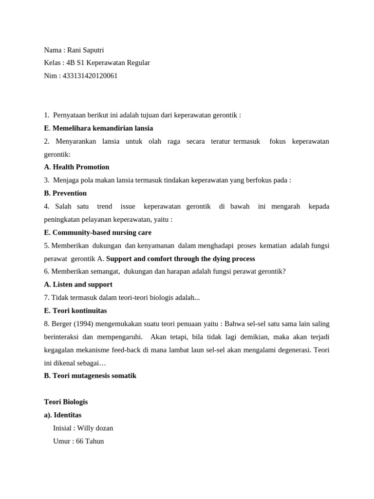 Tugas Modul 1 - Rani Saputri | PDF