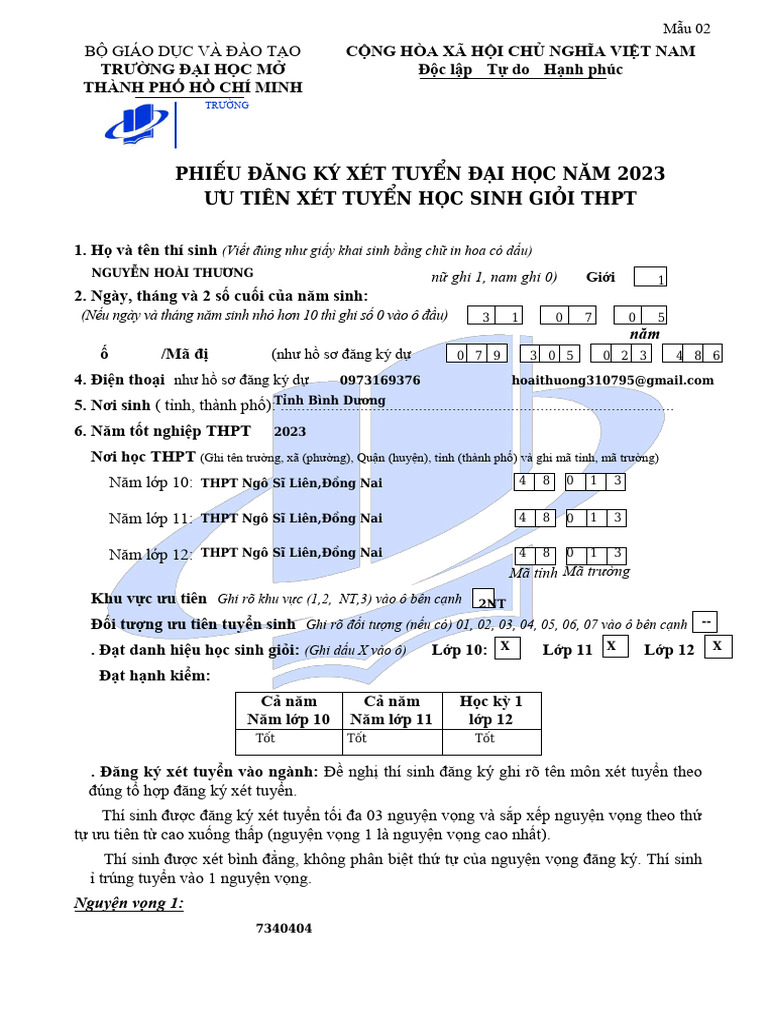 XTHB PhieuDangKy 9179 | PDF