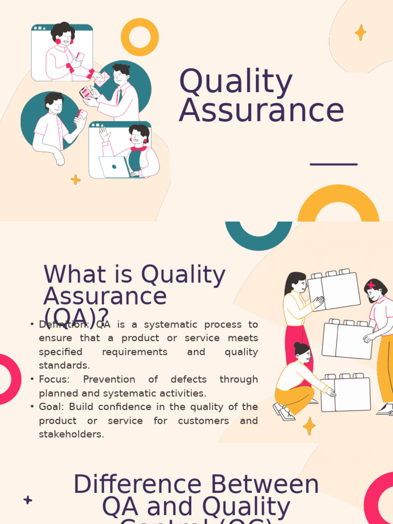 Lecture 13. Introduction To Quality Assurance | PDF | Quality Assurance ...