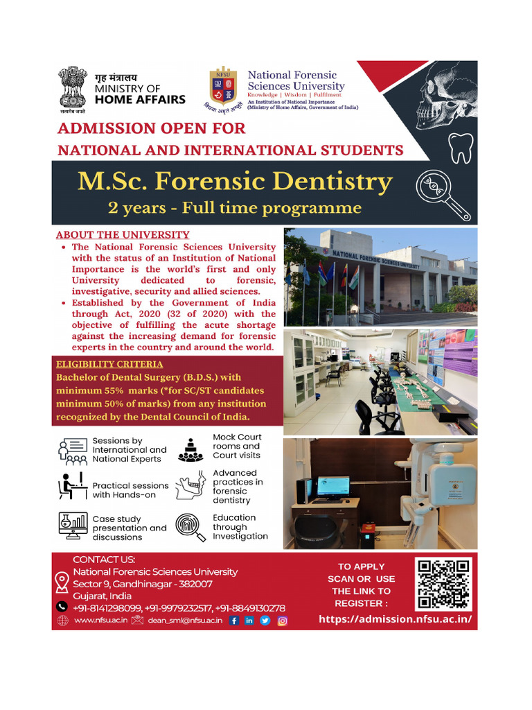 M.sc. Forensic Dentistry_Flyer | PDF