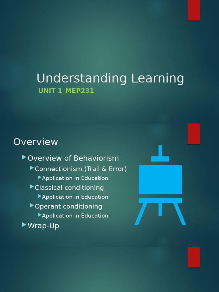 UNIT 1_UNDERSTANDING LEARNING | PDF UNIT 1_UNDERSTANDING LEARNING | PDF