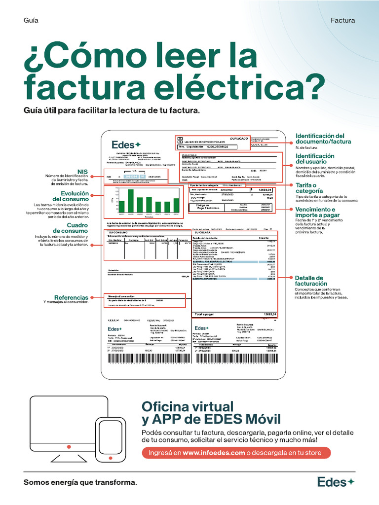 EDES Tutorial Leer Factura | PDF