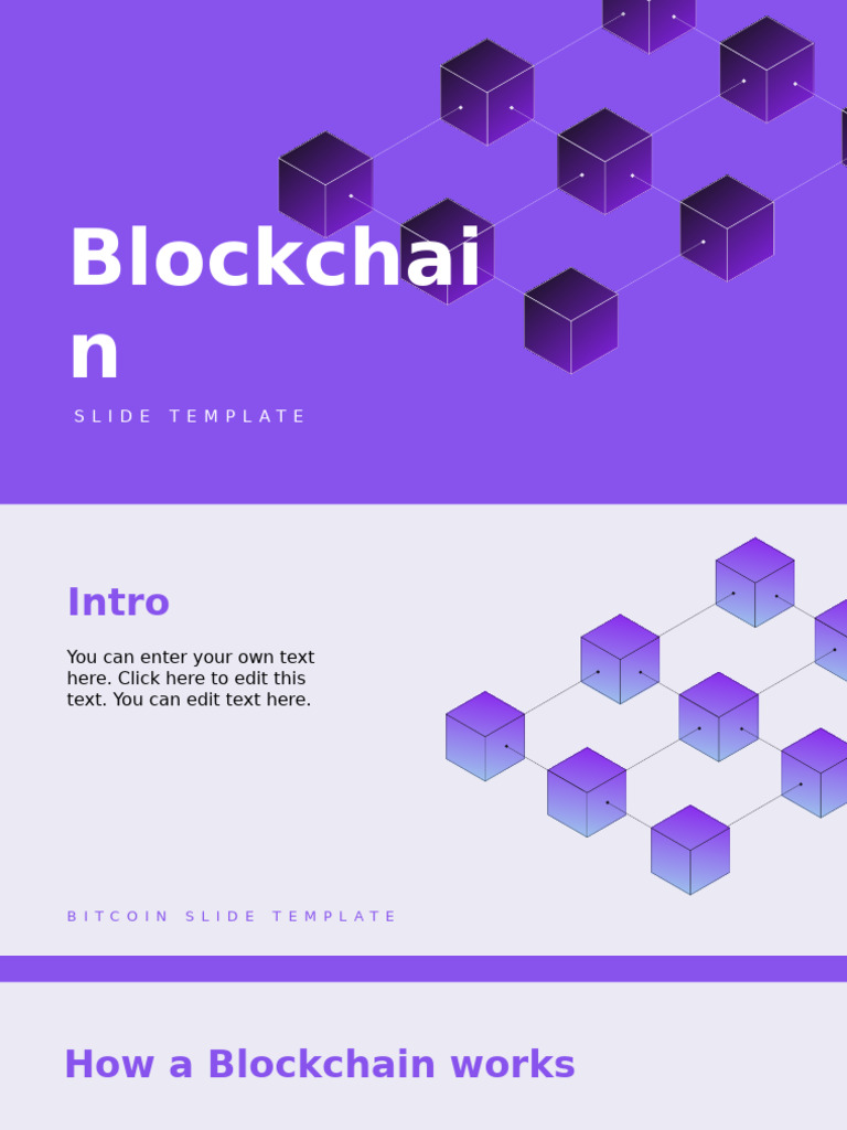 FF0426 01 Blockchain Slide Template 16x9 1 | PDF | Computing