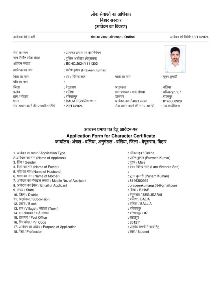 PK Character 2024 | PDF