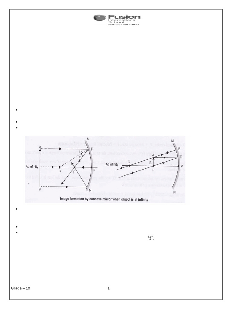 Focal Length Experiments for Grade 10 Physics | PDF | Mirror | Series And Parallel Circuits