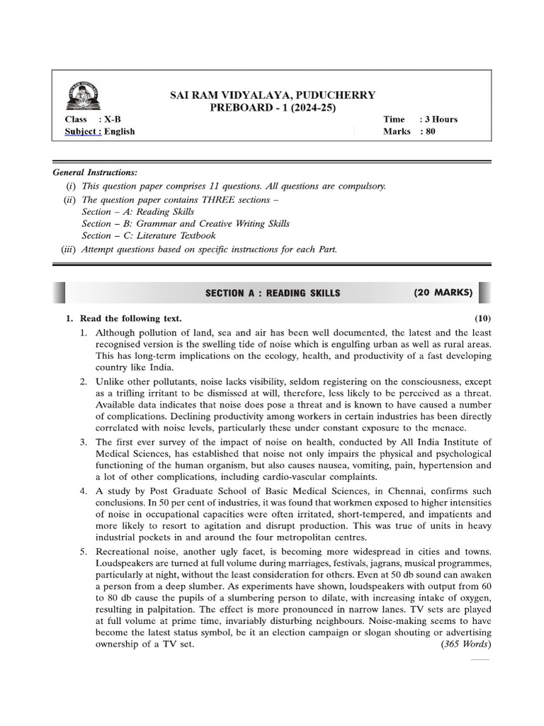 10b Eng Preboard 1 | PDF