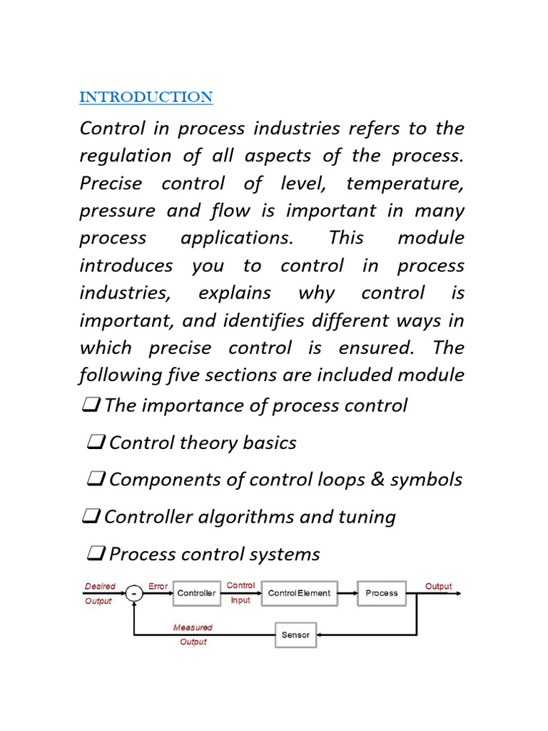 Automatic Process Control | PDF