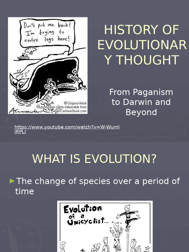 History of Evolutionary Thought Debateppt - But Not Debate Time in ...