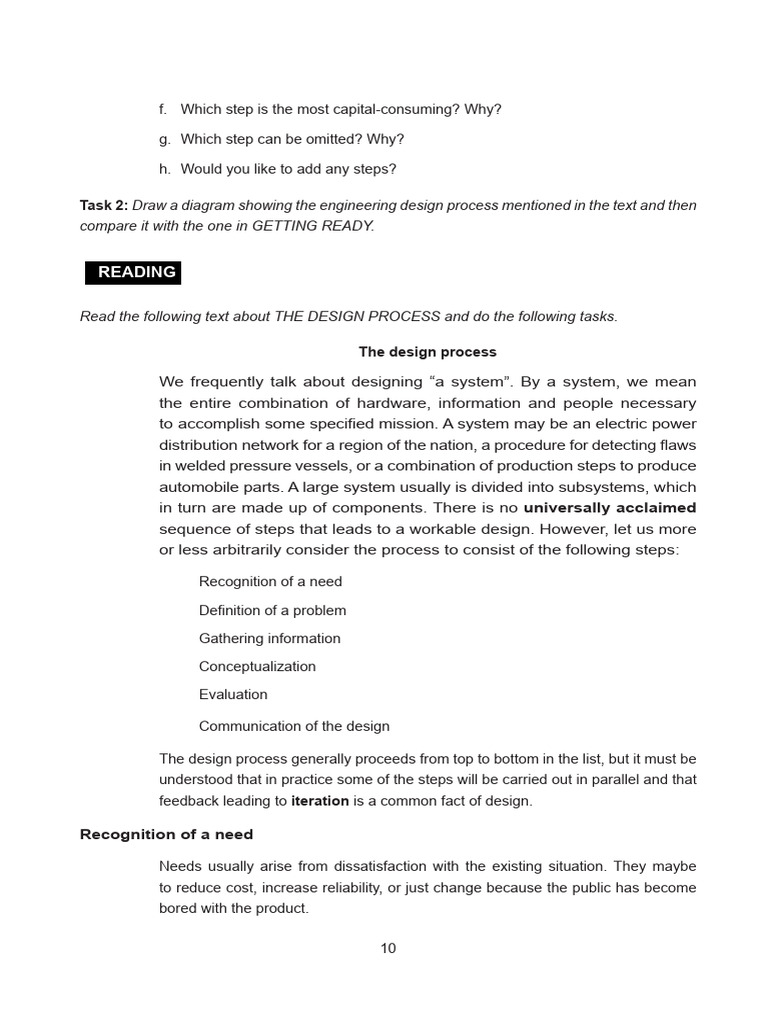 Unit 1- Reading | PDF | Information | Design