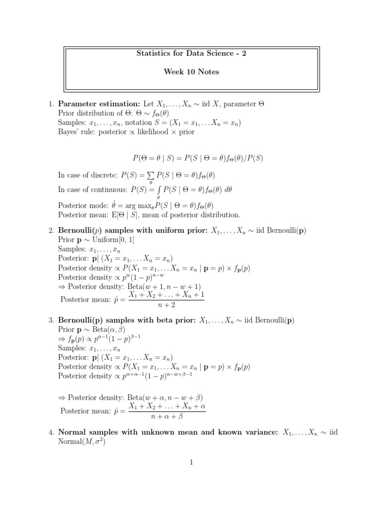 Week 10 | PDF | Estimation Theory | Quantitative Research