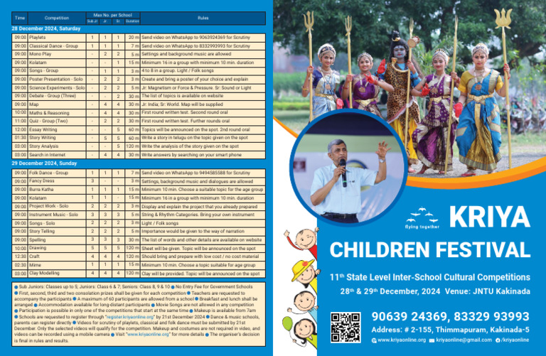 Kriya SLCF 2024 Brochure English | PDF | Performing Arts | Entertainment