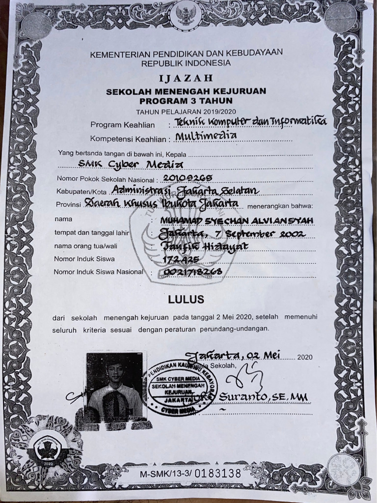 Ijazah Muhamad Syechan | PDF