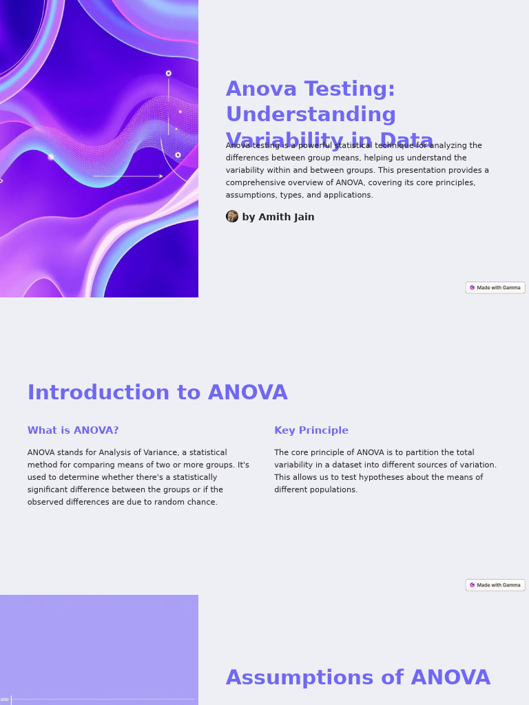 Anova-Testing-Understanding-Variability-in-Data | PDF | Analysis Of ...