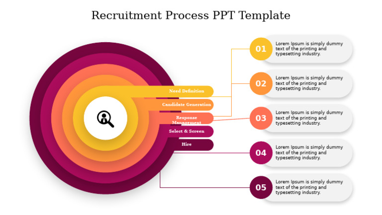 703143-Recruitment Process PPT Template | PDF
