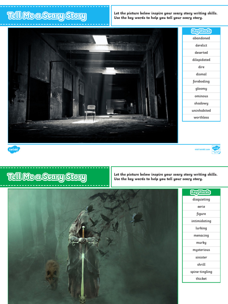 T e 1691527244 ks2 Tell Me A Scary Story Inspiration Activity Pack ...