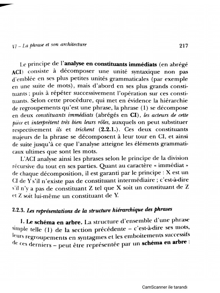 Structures de La Phrase | PDF