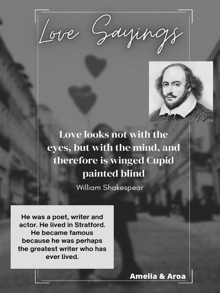 Shakespeare's View on Love | PDF