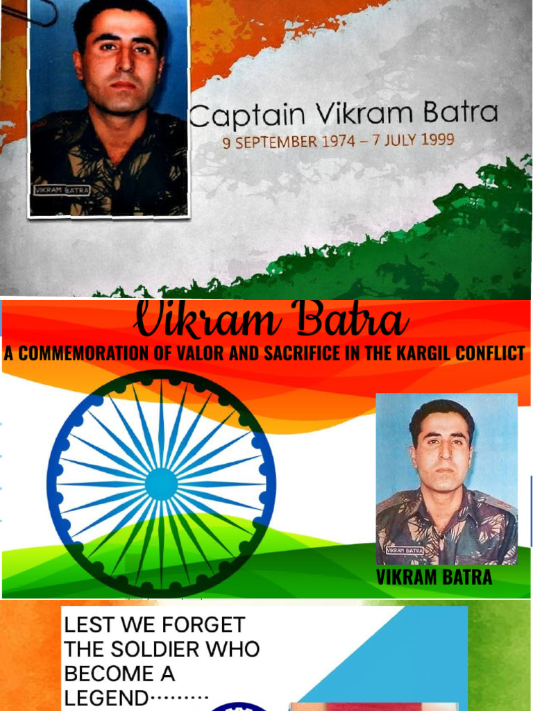 Captain Vikram Batra Pres. Designed by R.K. Roy | PDF