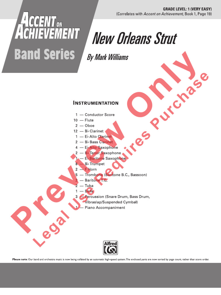 NEw Orleans Strut | PDF
