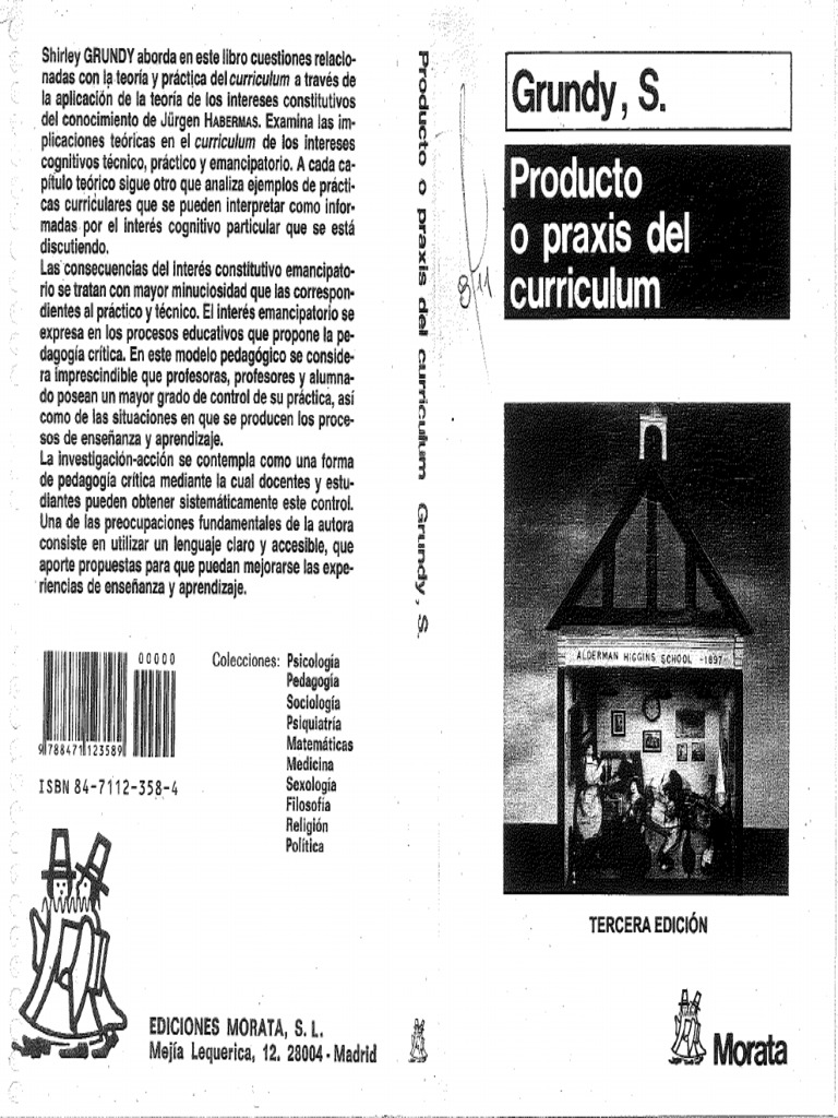 Libro Producto o Praxis Del Curriculum Graundy S | PDF