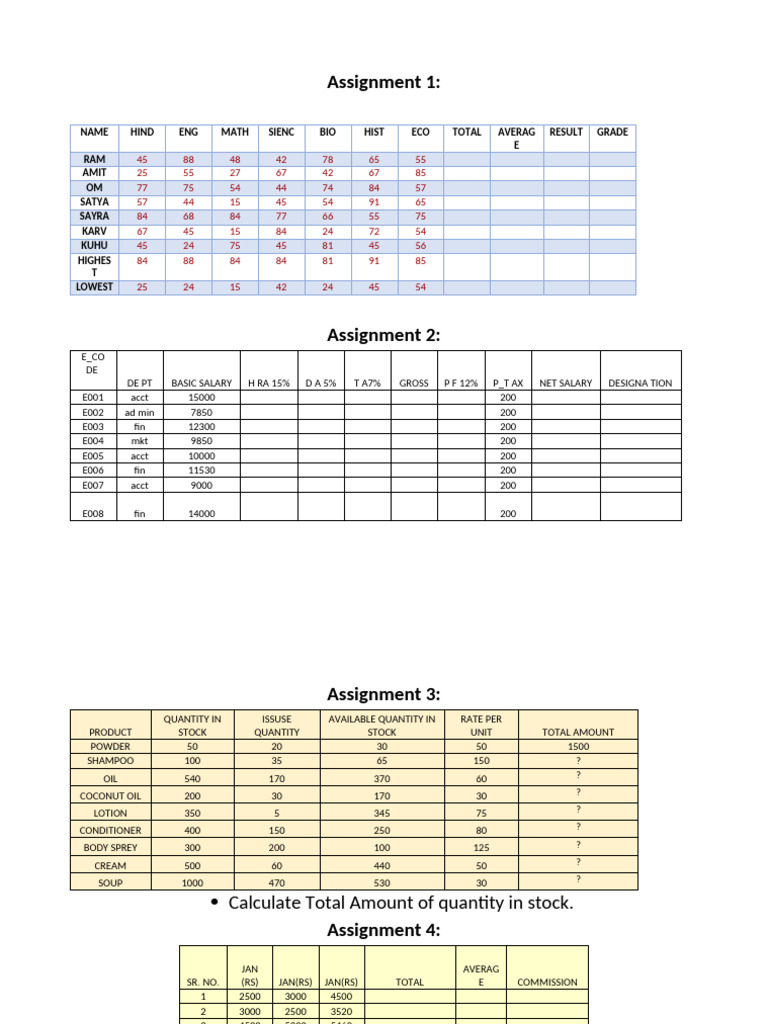 Advance Excel Pdf