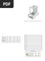 Operation Manual: Analytical Balance | PDF | Weighing Scale | Weight