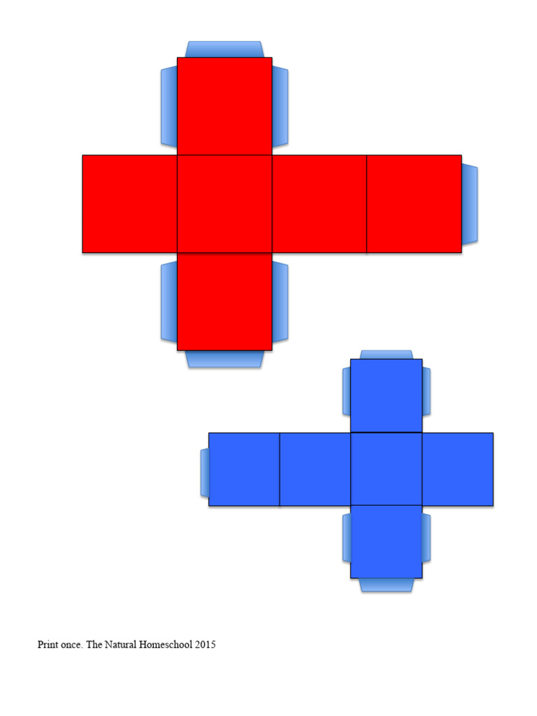 Natural Homeschool Binomial Cube Printables | PDF