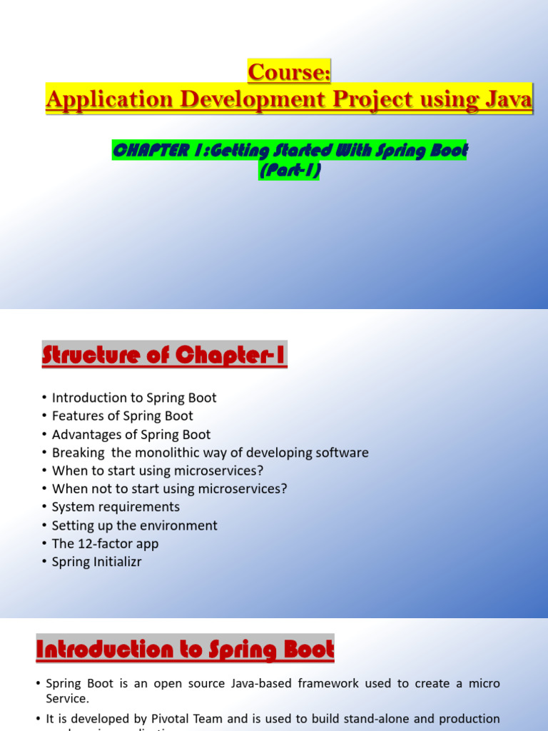 chapter1-part1 | PDF | Java (Programming Language) | Information Technology Management