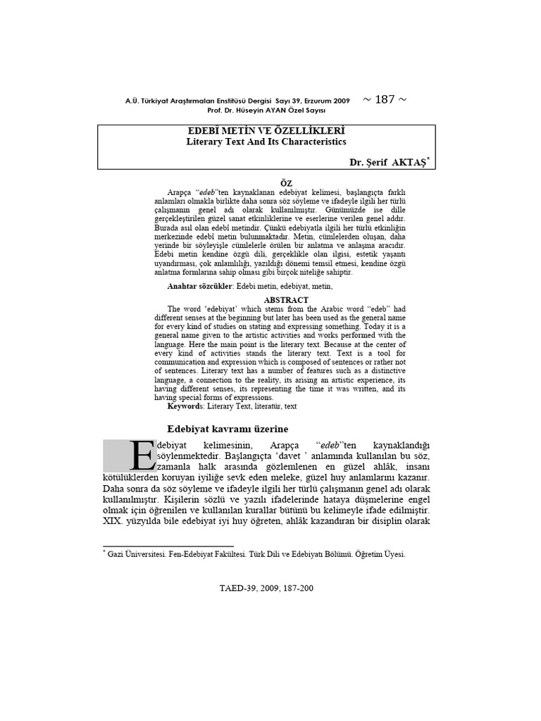 Edeb - Met - N Ve - Zell - Kler - (#39638) - 33393 | PDF