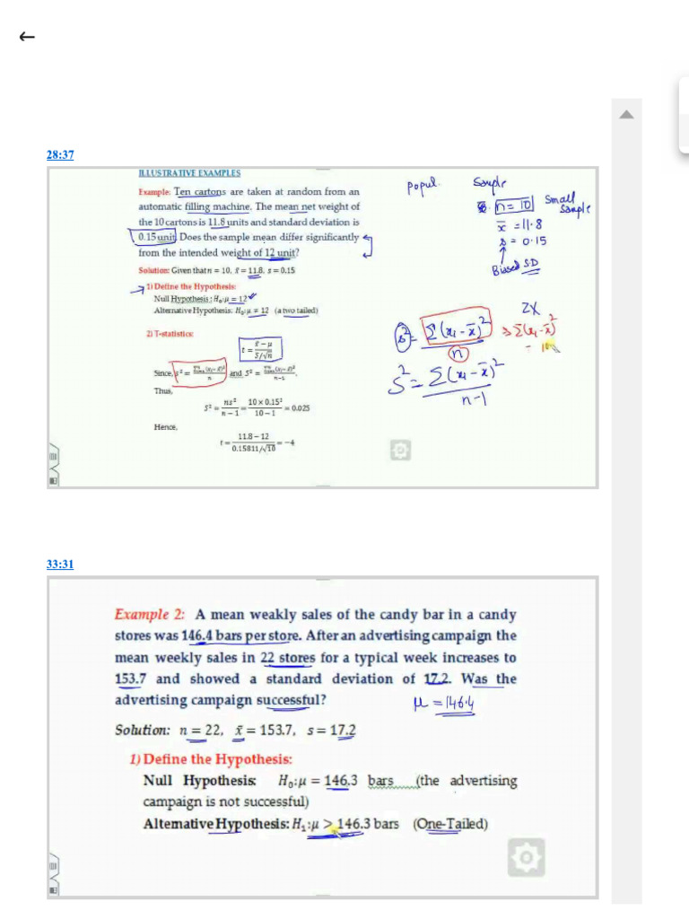 T Test | PDF