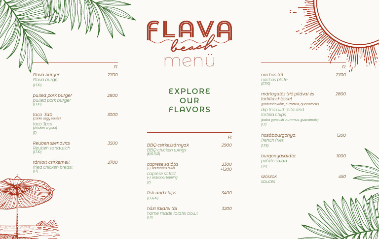menu_WEB_flava_beach | PDF