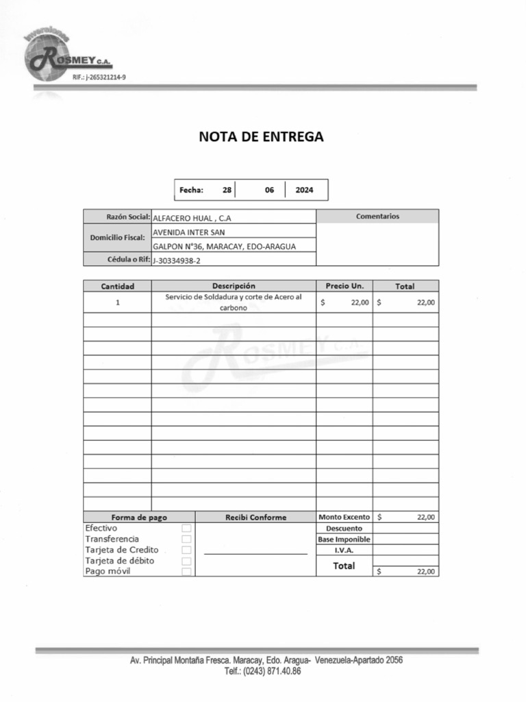 NOTA Final | PDF